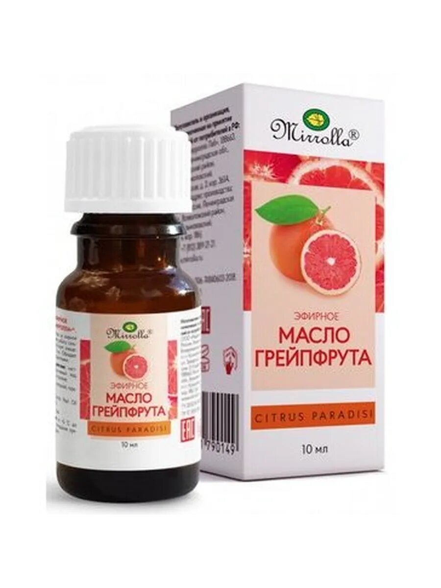 Масло эфирное Mirrolla Грейпфрут 10 мл 1 шт