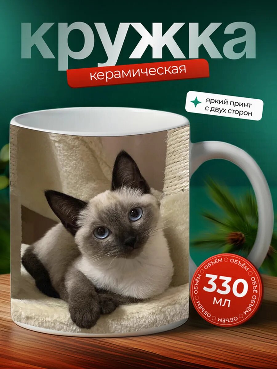 Кружка Тайская кошка 18,