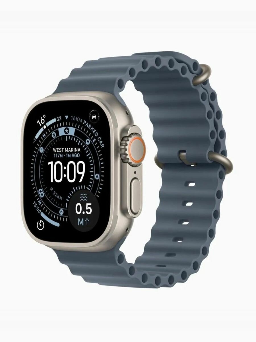 Умные часы Apple Watch Ultra 3 49mm Blue Titanium Case with Blue Ocean Band