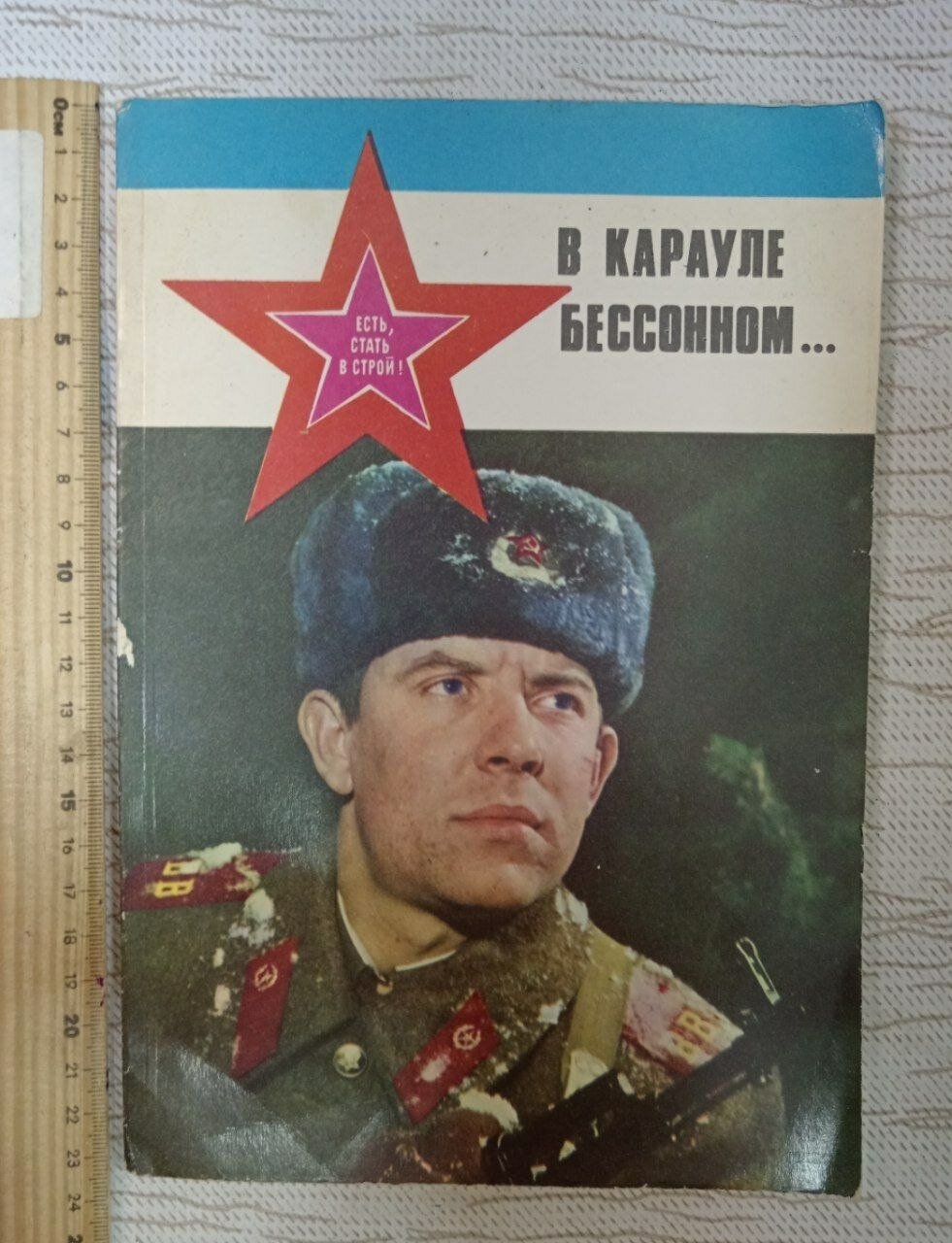 Есть стать в строй! В карауле бессонном.