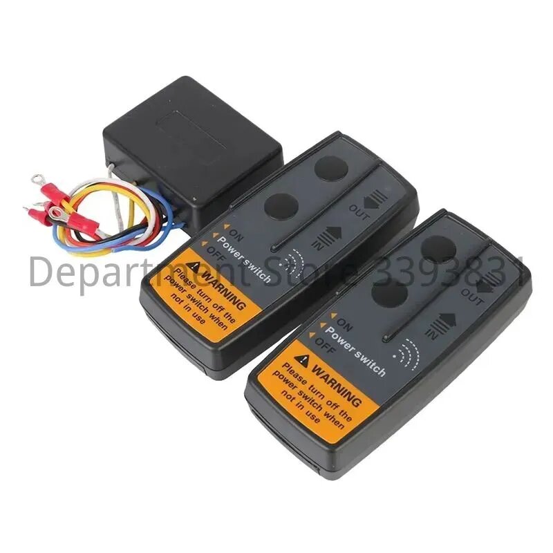 2.4G 12V 24V Контроллер переключателя электрической лебедки Универсальный беспроводной пульт дистанционного управления Восстановление для внедорожного прицепа ATV 72W