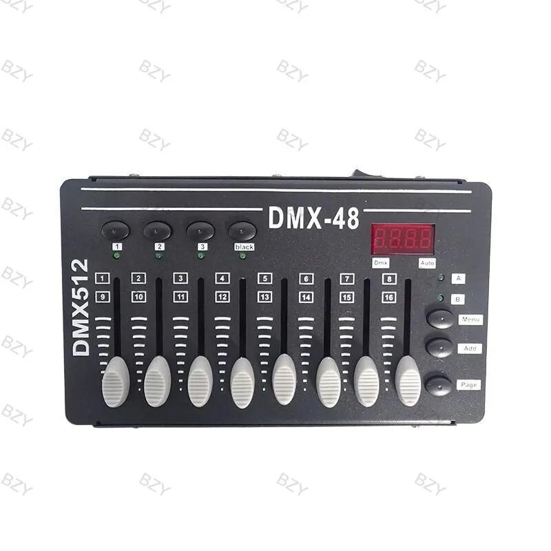 Диджейский пульт DMX-48 DJ Контроллер черный для диджеев