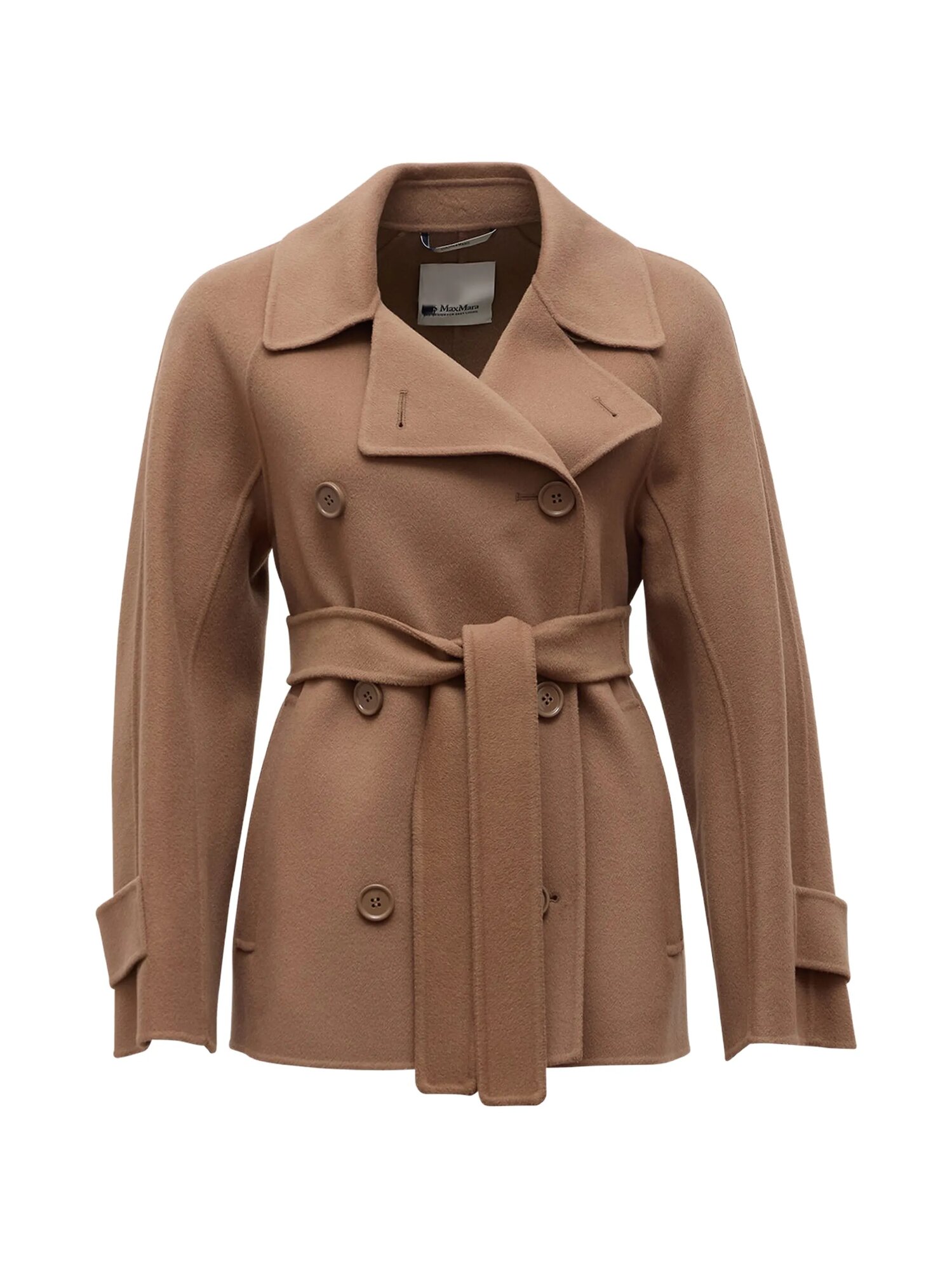 Пальто Double-breasted belted coat
