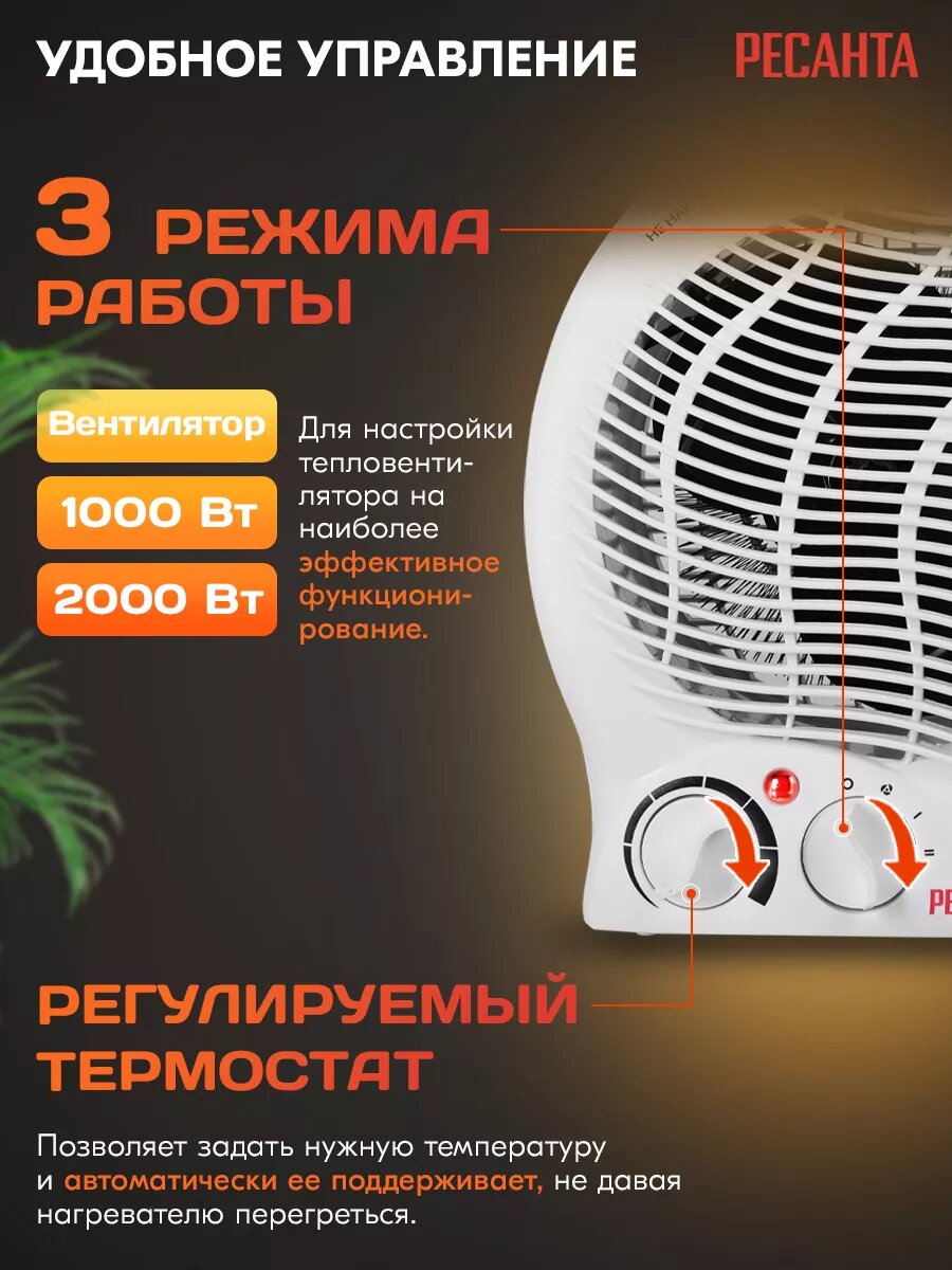 Тепловой вентилятор ТВС-2 — фото 1