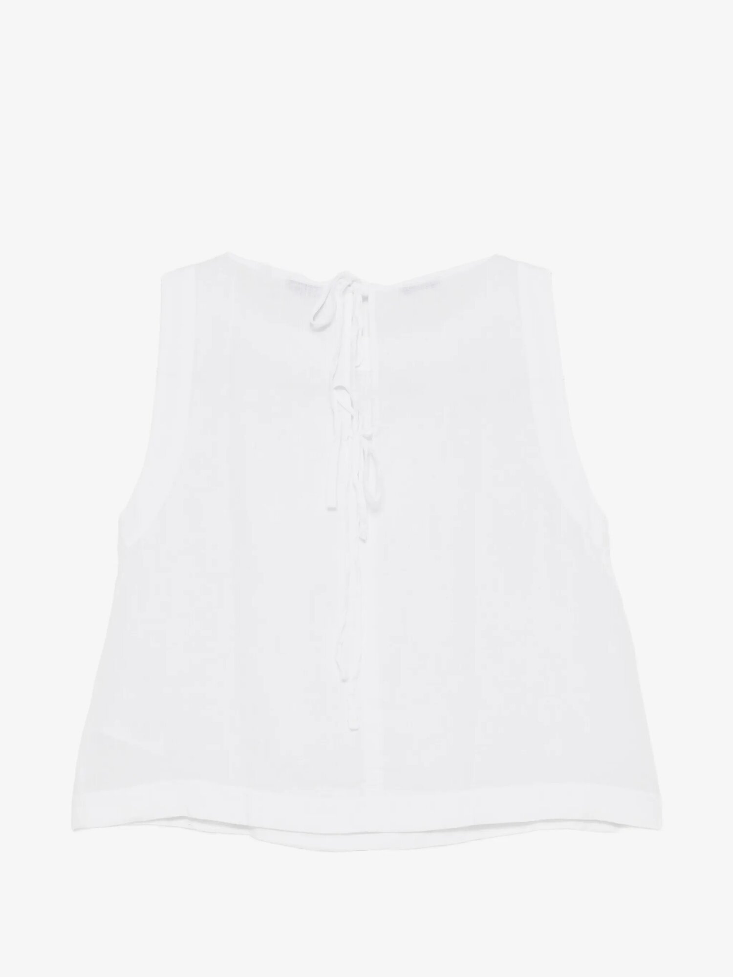 Блуза Marc O'Polo Linen blouse, размер 44 EU, бежевый/белый — фото 1