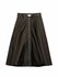 Юбка Prada Re-Nylon circle skirt, размер 44, brown