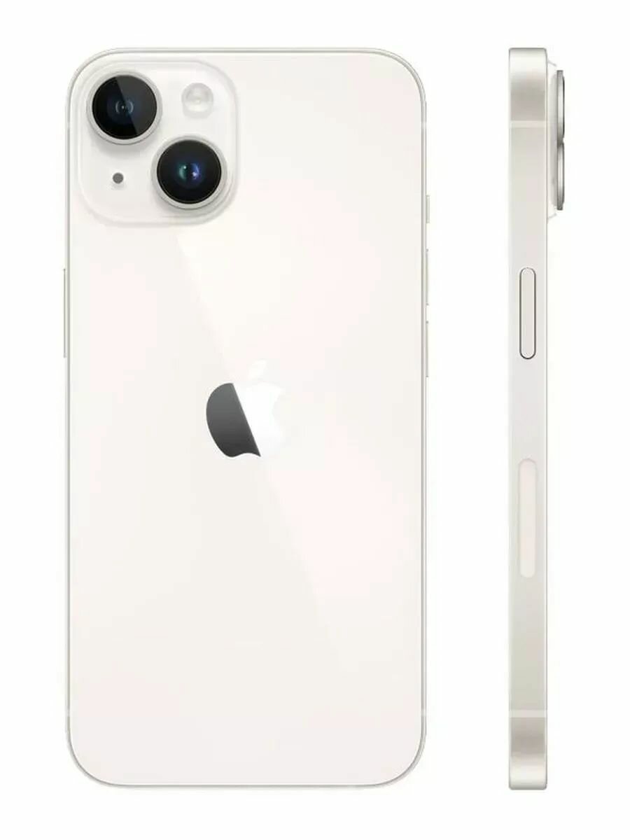 Apple Смартфон Смартфон Apple iPhone 14 512Gb Starlight (1 sim + eSIM) 6/512 ГБ