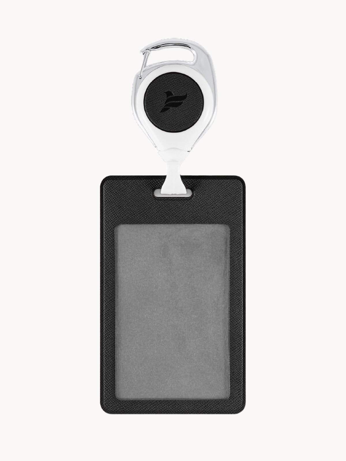 Держатель для пропуска или бейджа Flexpocket, чехол для карт доступа с рулеткой, карман для проездного школьника, цвет черный