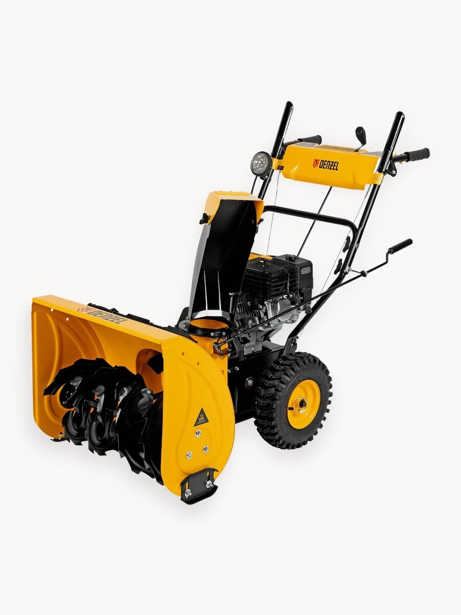 Снегоуборщик бензиновый DENZEL SBM 610 (97653) бензиновый, мощность 7 л/с