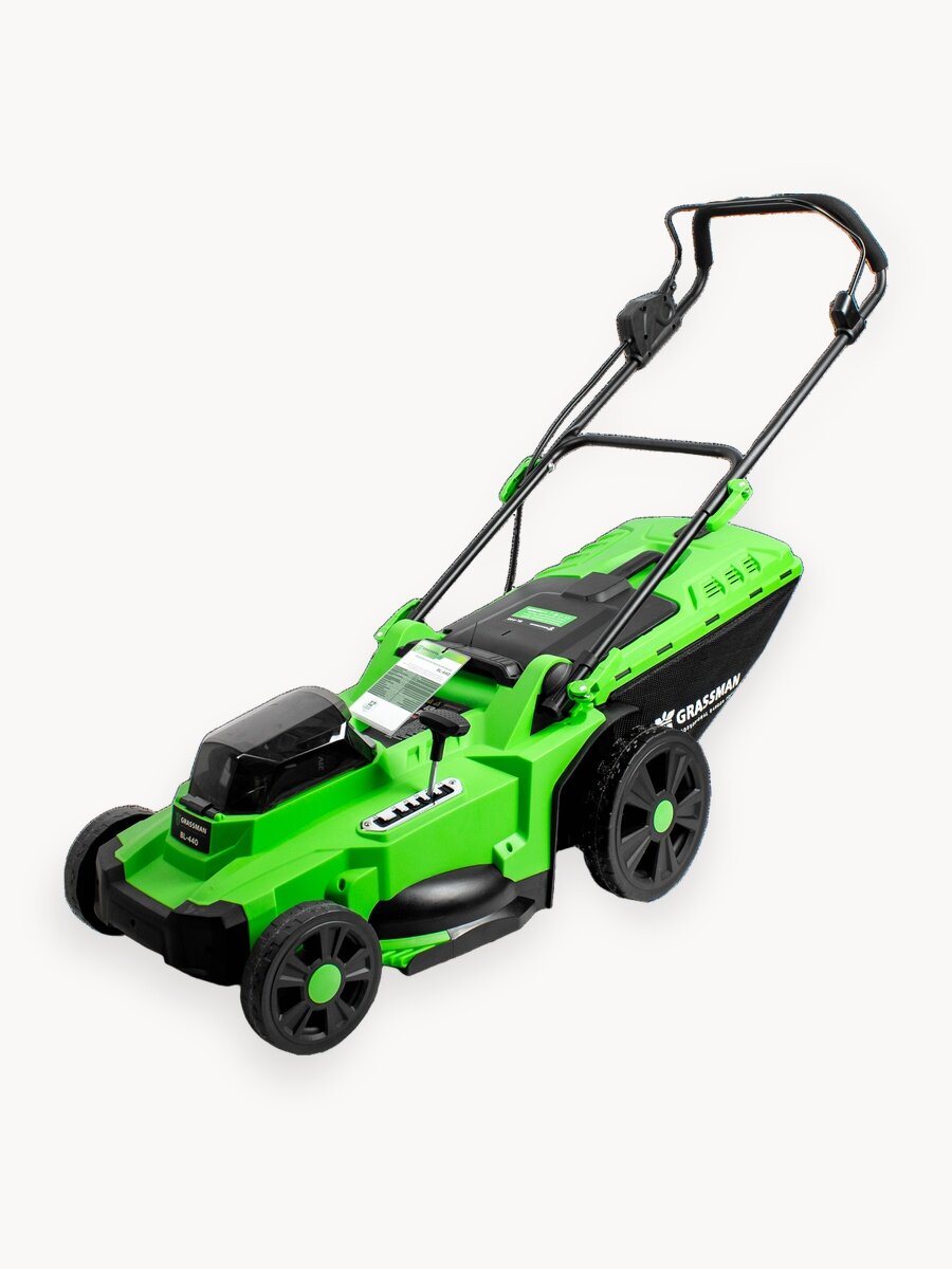 Газонокосилка аккумуляторная GRASSMAN BL-440, бесщеточная, 43 см