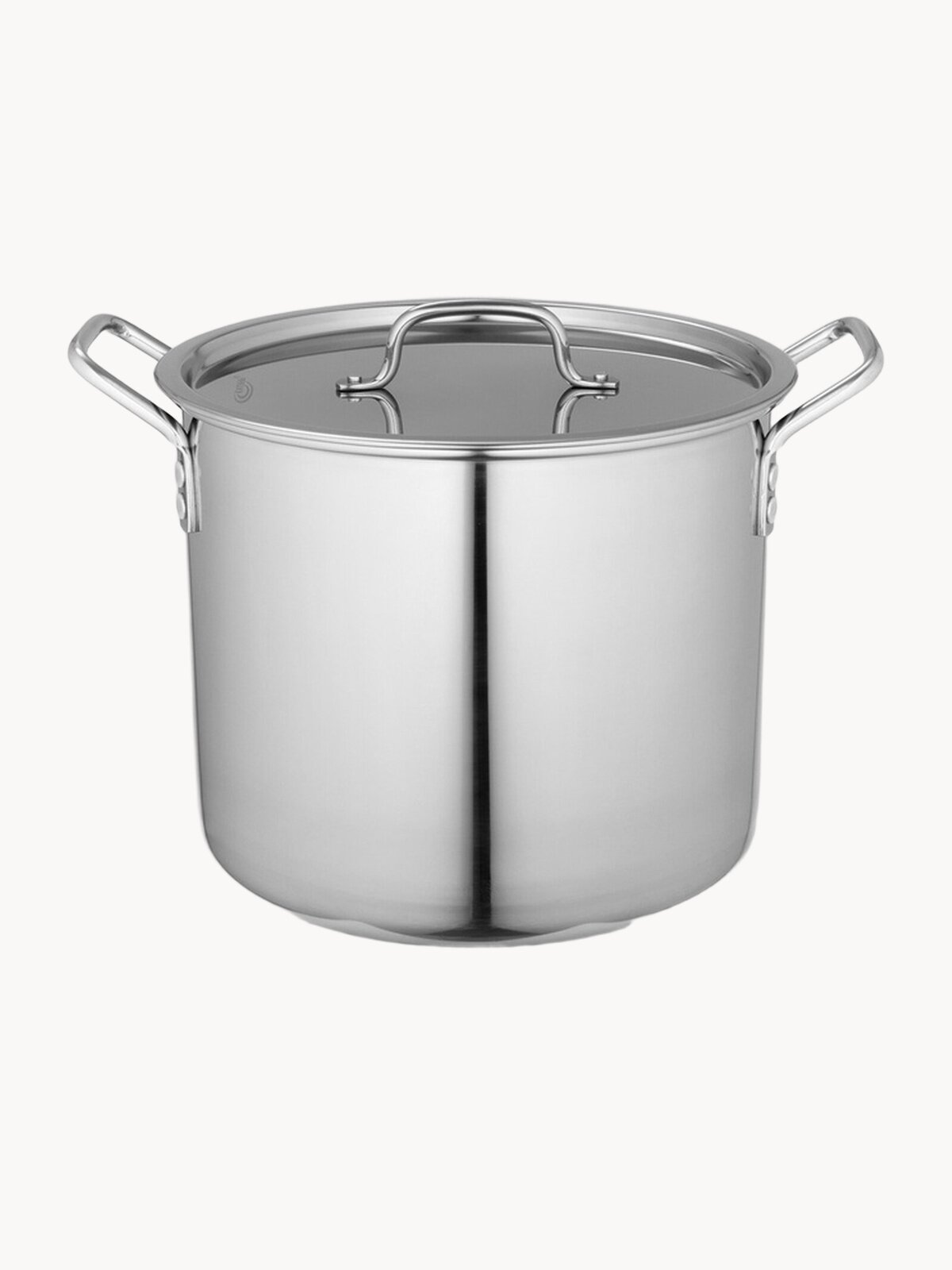 Кастрюля Катунь «Общепит», 15 л, d=30 см, h=23 см, металлическая крышка, клёпанные ручки