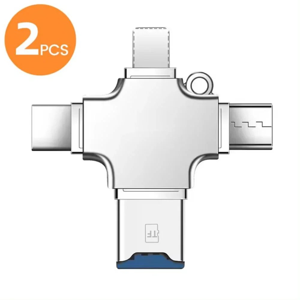 4-в-1 Портативный Кардридер для iPhone, iPad, Android 4 In 1