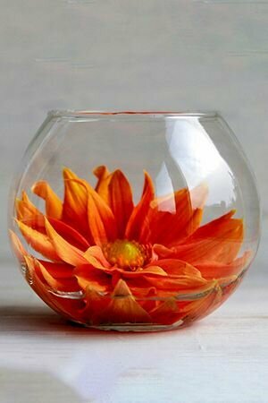 Стеклянная вазочка сфера очарования, 12 см, 4 SEASONS 29183