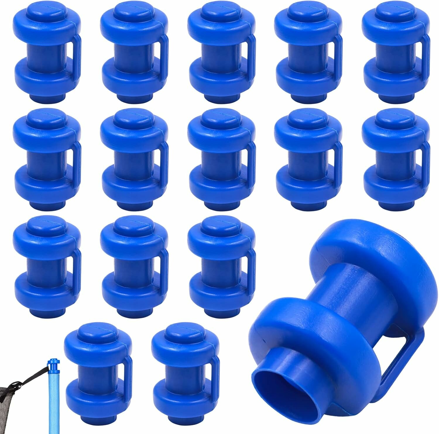 16 запасных частей для батута-прочный чехол-универсальное крепление для стойки батута, диаметр 25 мм-синий
