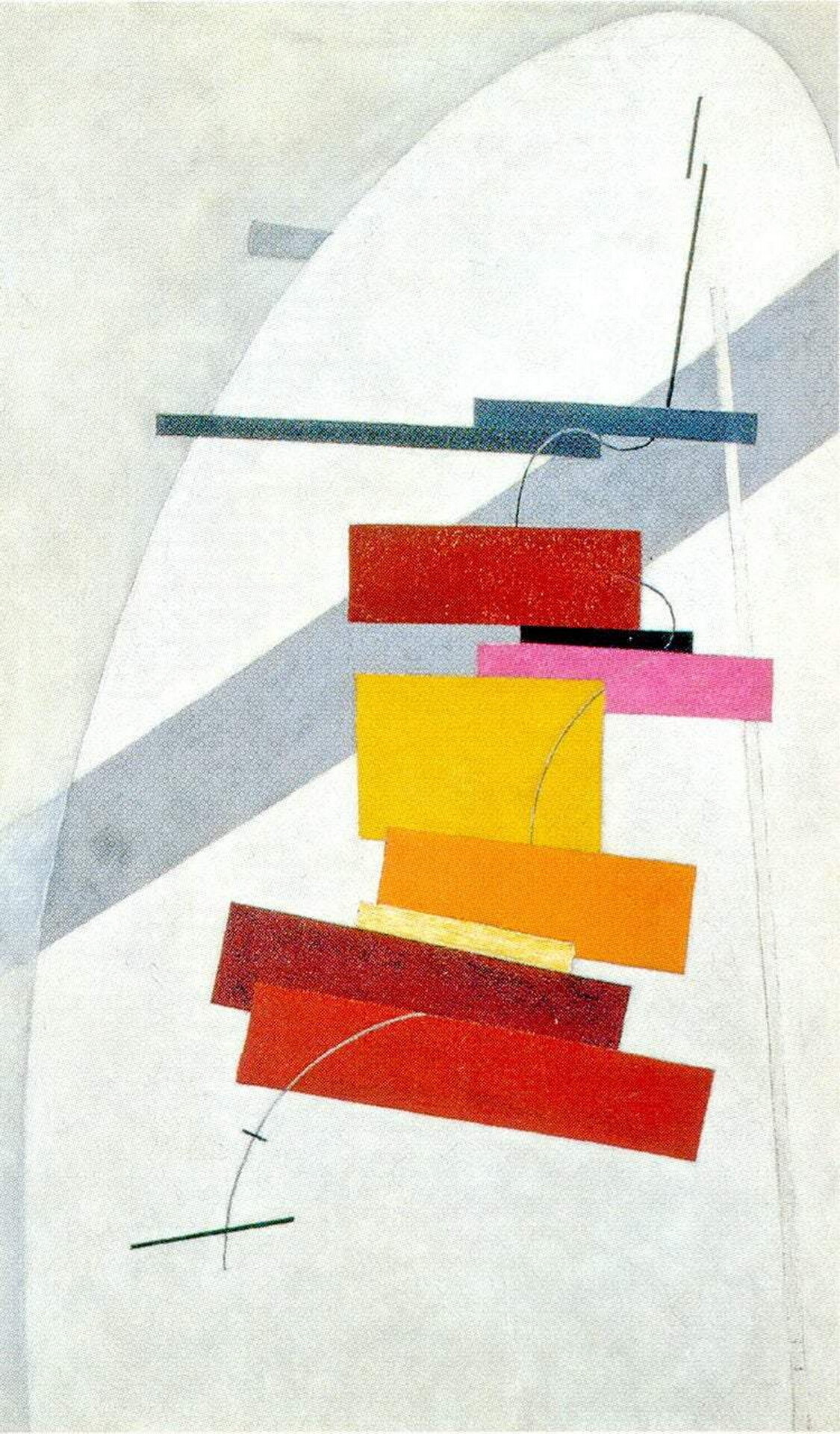 Плакат, постер Лазарь Лисицкий, Проун 99 на холсте, размер 42х60см