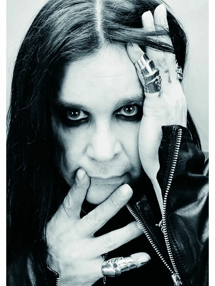Плакат, постер Ozzy Оззи Осборн певец на холсте, размер 30х42см