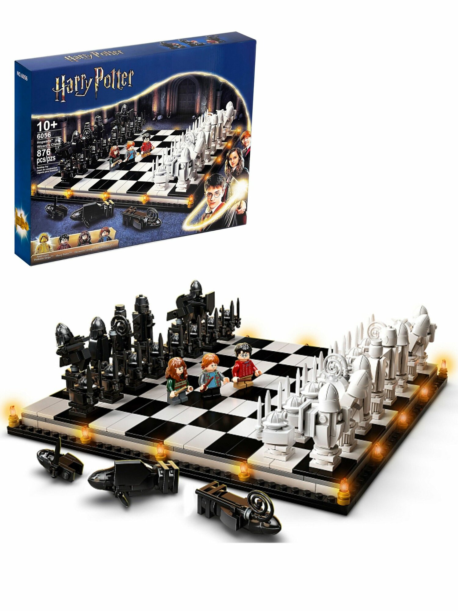 Конструктор Гарри Поттер Волшебные шахматы, 876 деталей