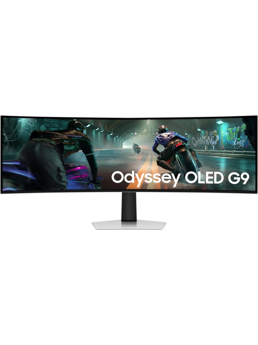 Монитор 49" Samsung Odyssey OLED G9 S49DG910SIXCI, 5120х1440, 144 Гц, OLED, серебристый (ls49dg910sixci)