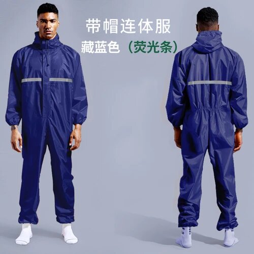 Водонепроницаемый комбинезон, blue reflective, S
