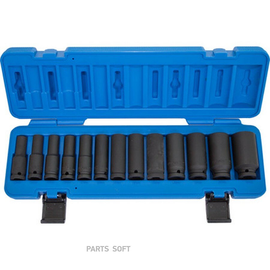 Набор ударных головок глубоких 1/2 13пр. 10-30 мм от официального дистрибьютора, LICOTA, артикул ASA40011