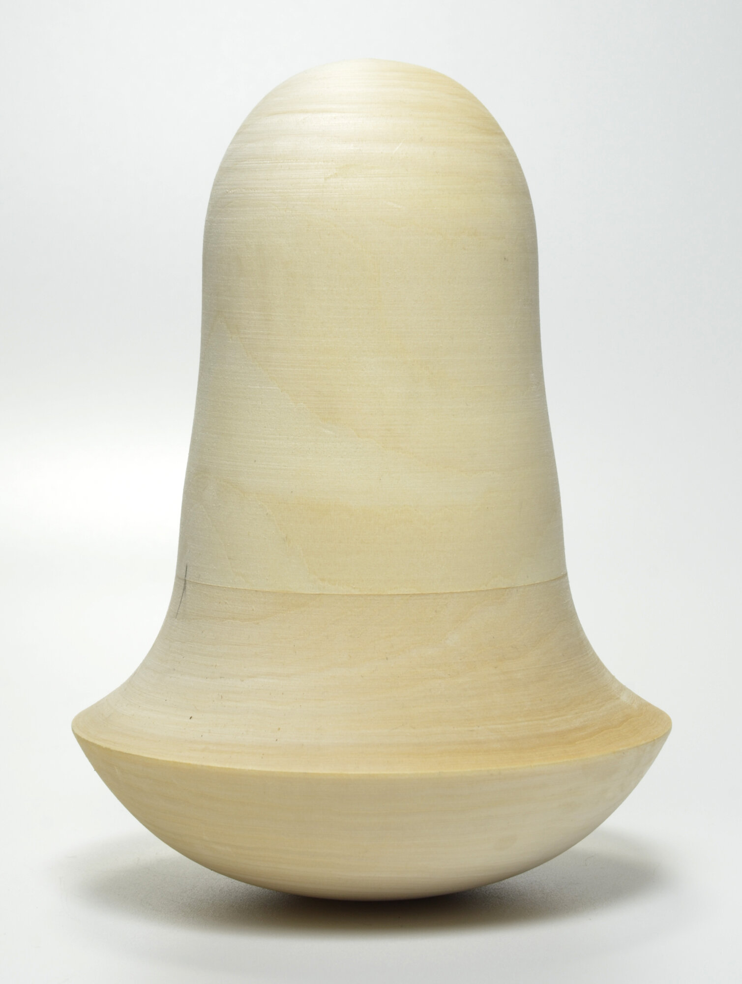 Неваляшка с юбкой. Заготовка для росписи и декупажа. Высота 15 см.