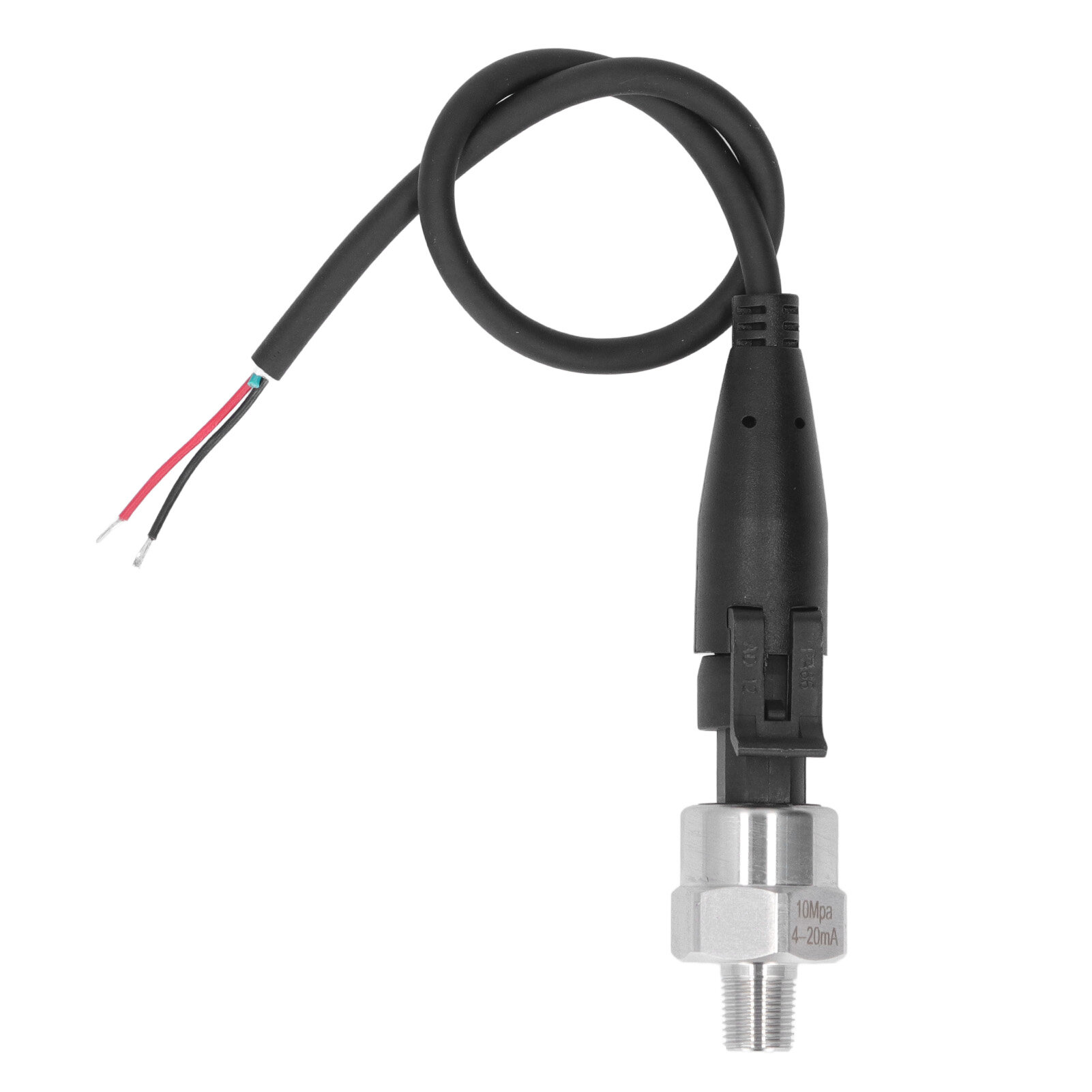 Датчик давления из нержавеющей стали 4–20 мА, резьба 1/8 дюйма 27NPT, преобразователь давления для воды, нефти и газа, диапазон 0–10 МПа.