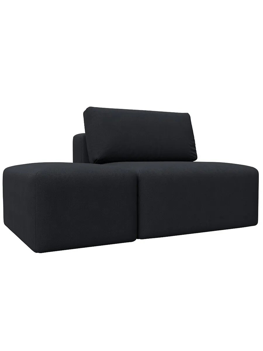 Модули диван и пуф из модульного набора Лего, с ящиком для белья, замша