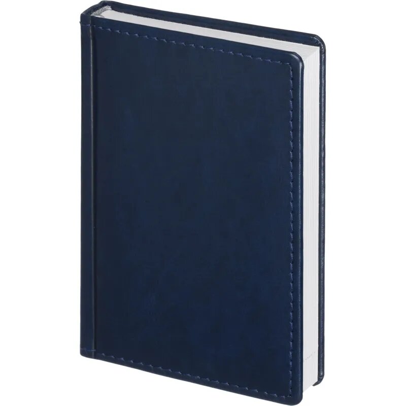 Ежедневник датированный 2026, синий, А6, 100х150 мм,336 стр, Agenda