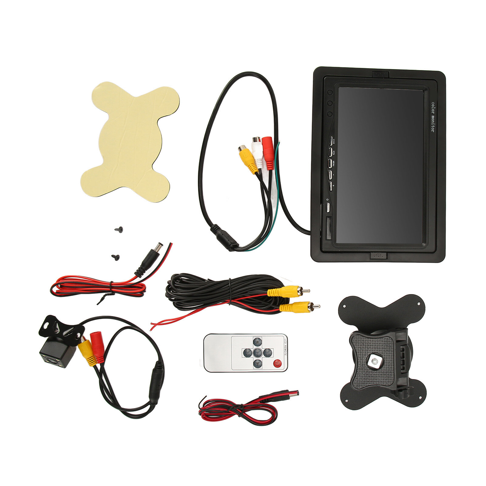 7-дюймовый TFT ЖК-дисплей автомобиля цветной монитор заднего вида экран ночного видения ИК-пульт дистанционного управления резервный монитор автомобиля для пикапов RVs