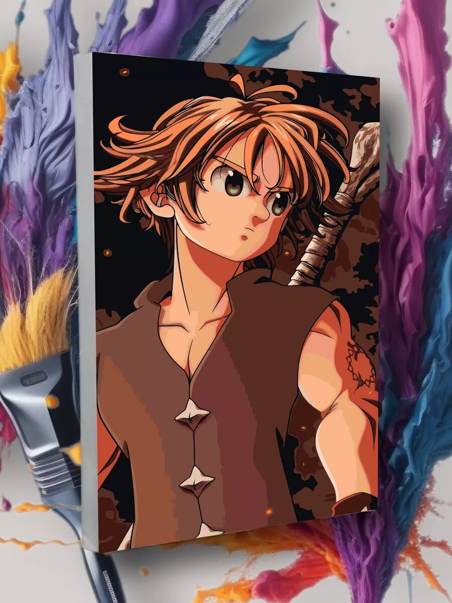 Картина по номерам Аниме