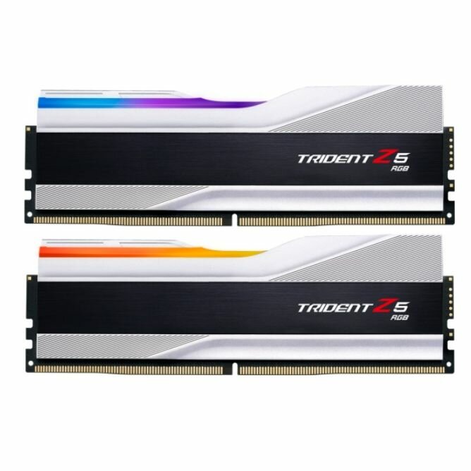 Оперативная память G.SKILL TRIDENT Z5 RGB Silver (F5-8000J3848H16GX2-TZ5RS) DIMM DDR5 32 ГБ - DDR5, 16 ГБ х 2 шт, 8000 МГц