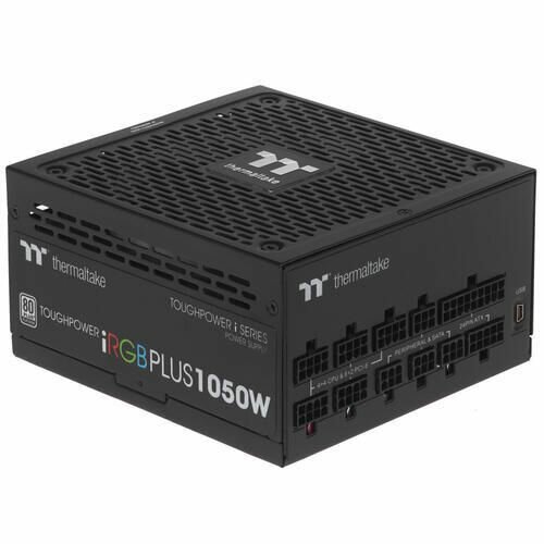 Блок питания Thermaltake Toughpower iRGB PLUS 1050W (PS-TPI-1050F2FDPx-1) черный - 1050 Вт, 80+Platinum, EPS12V, APFC, 20 + 4 pin, 4+4 pin x2 CPU, 12 SATA, 6+2 pin x8 PCI-E