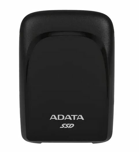 480 ГБ Внешний SSD A-DATA ASC680 (ASC680-480GU32G2-CBK) черный - USB 3.2 Gen2 Type-C, чтение - 530 Мбайт/сек, запись - 460 Мбайт/сек