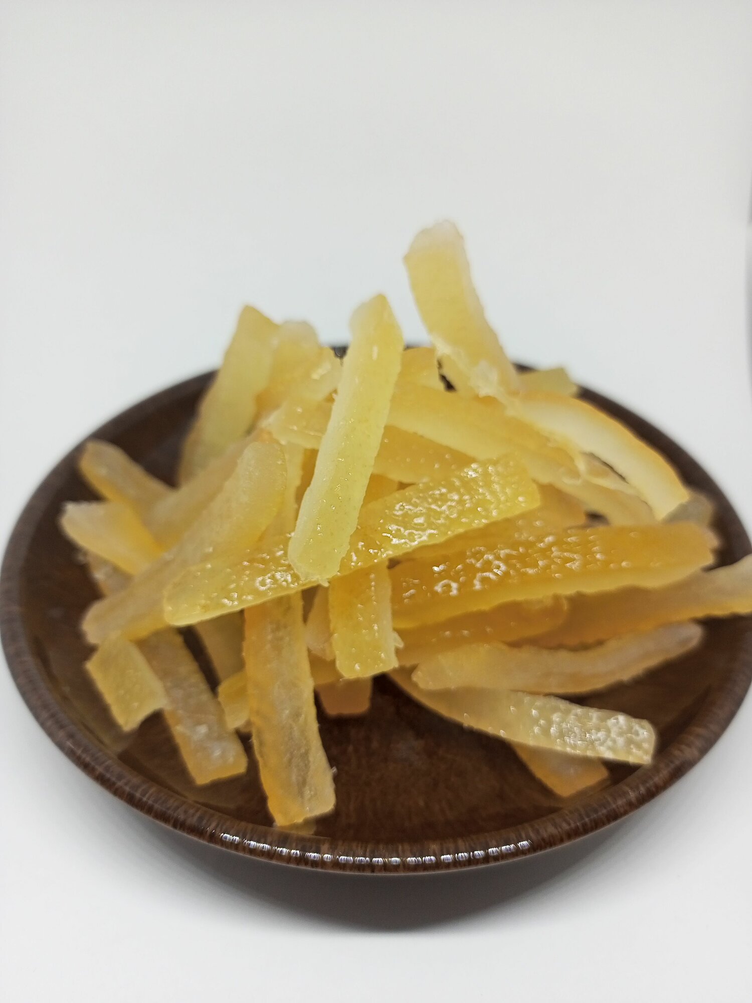 Лимонная корочка засахаренные полоски 6х60мм 100гр