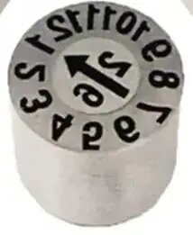 Штампы даты из нержавеющей стали SUS420 2pcs 5x8mm, year month stamp