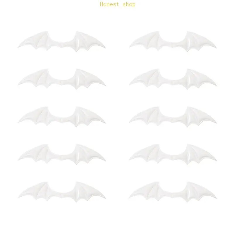 Многоразовые крылья демонов OOTDTY из искусственной кожи белый