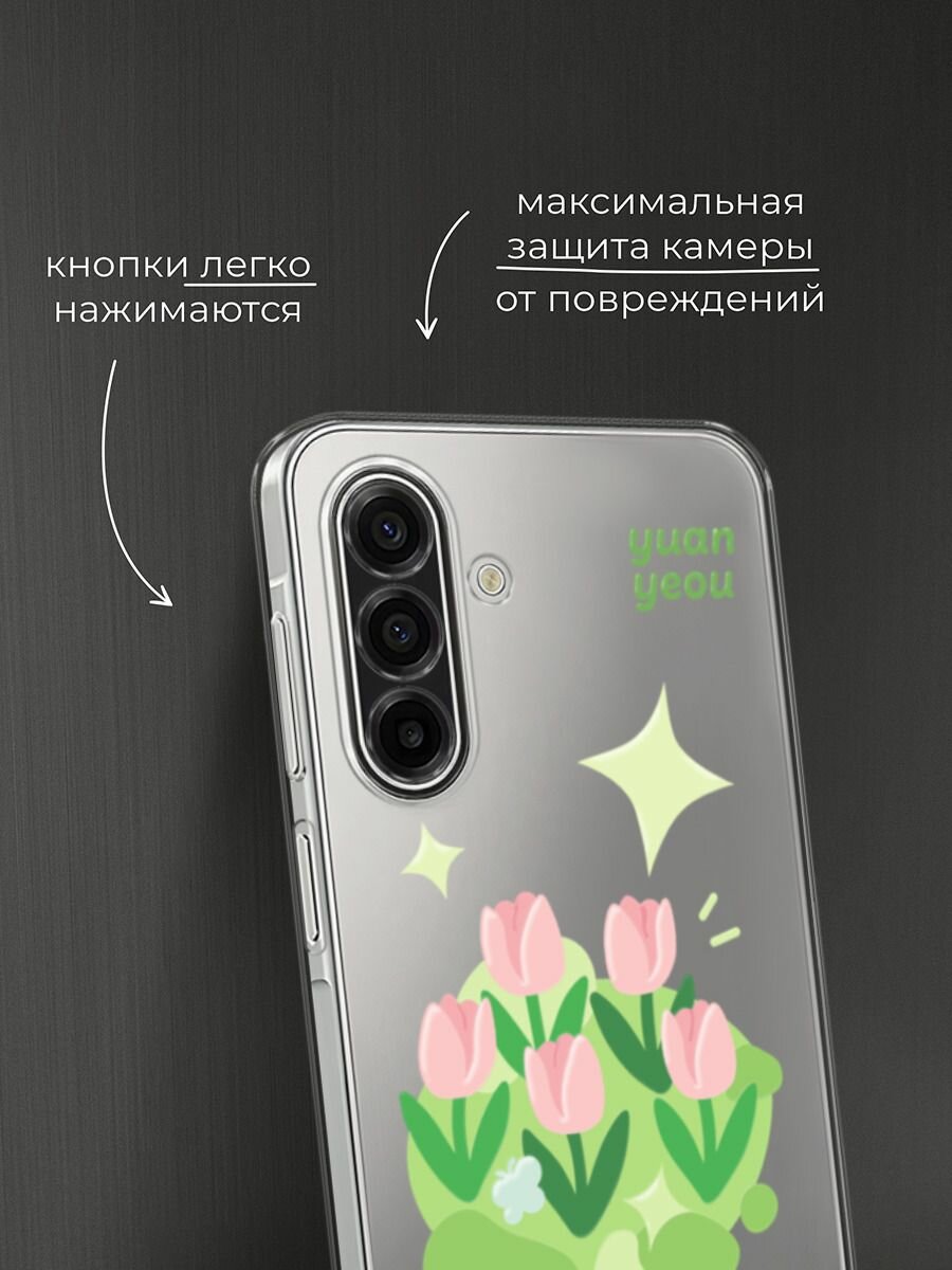 Чехол на Samsung Galaxy A17 / Самсунг А17 с принтом "Protect nature" — фото 1