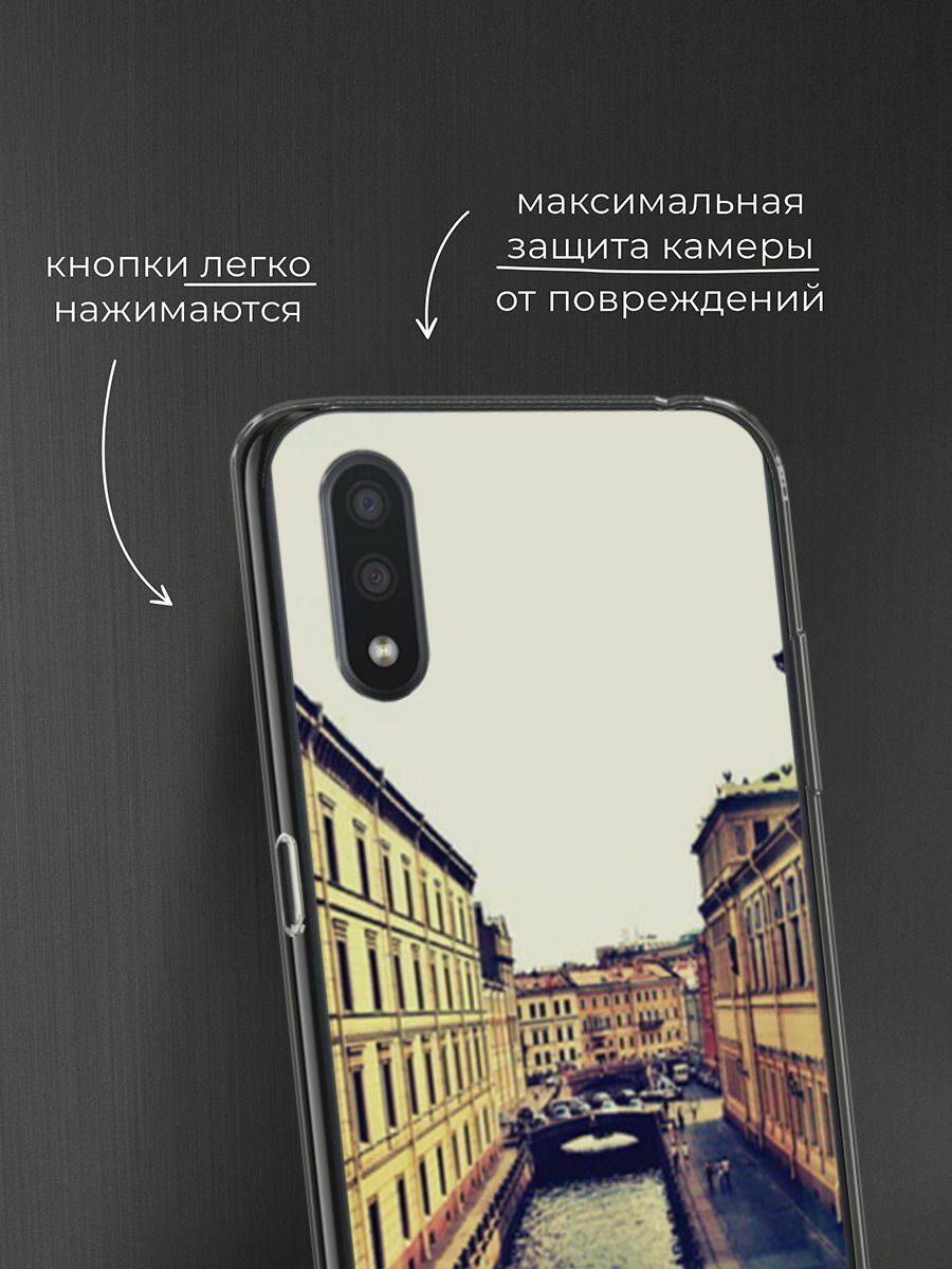 Чехол на Samsung Galaxy A01 / Самсунг Гэлакси А01 с принтом "Санкт-Петербург" — фото 1