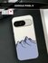 Чехол на Google Pixel 9 / Гугл Пиксель 9 с принтом "Гора", прозрачный