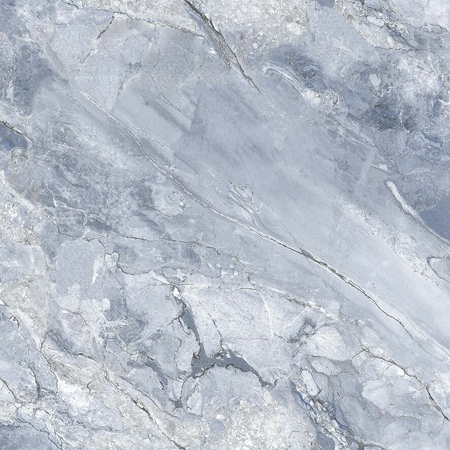 Ceradim Керамогранит Ocean Gorgeous Blue голубой полир 60x60 7,7 мм (цена за 1.44 м2)