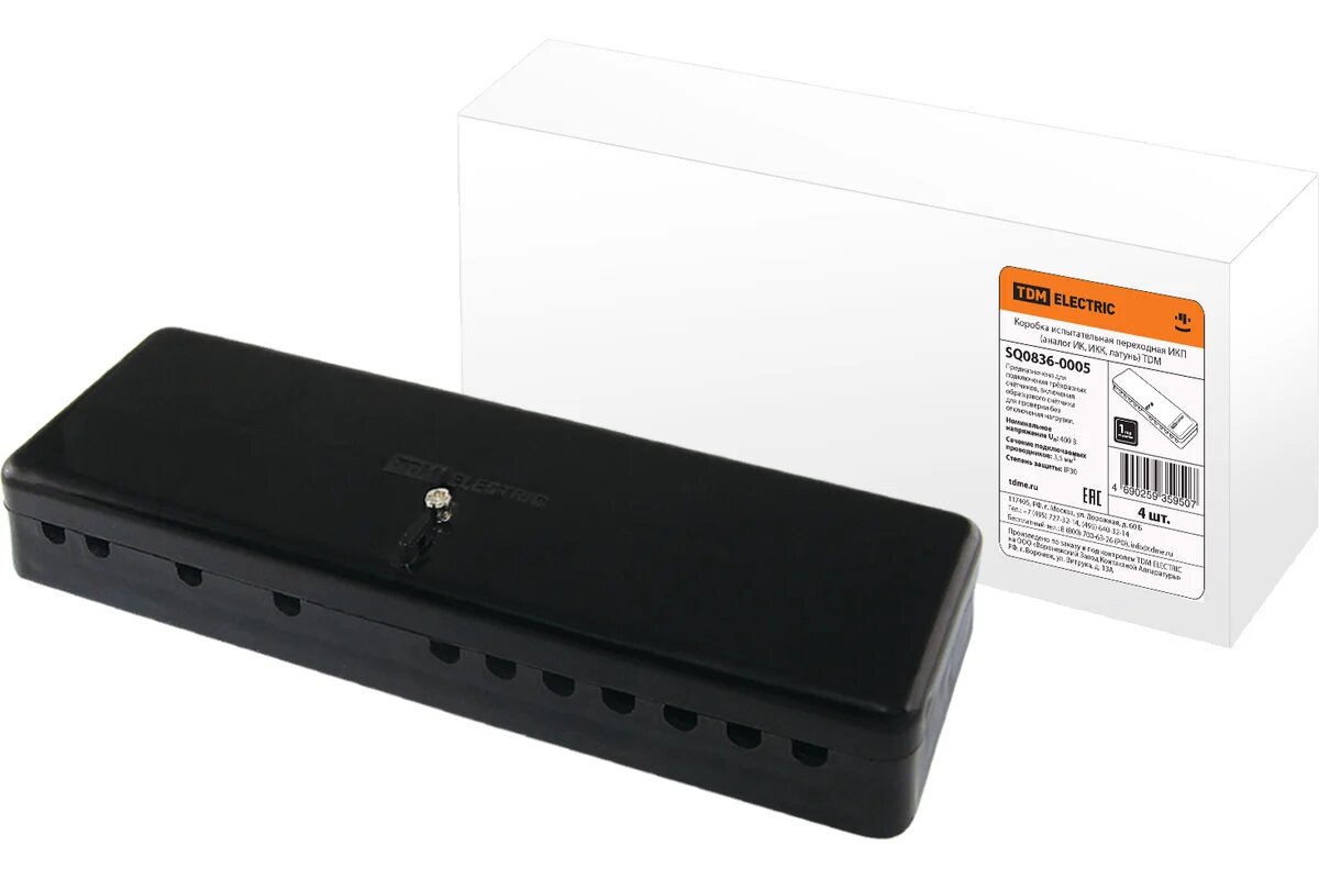 TDM ELECTRIC ИКП испытательная переходная коробка латунь, аналог ИК/ИКК SQ0836-0005