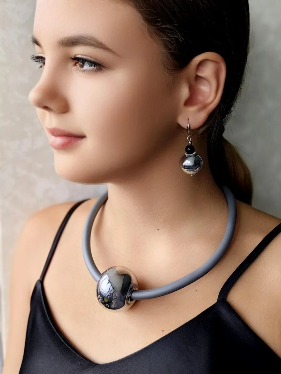 Колье, стекло, муранское стекло