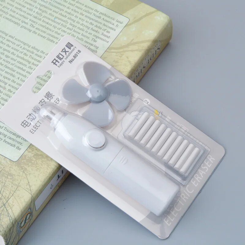 Электрический ластик для школы белый