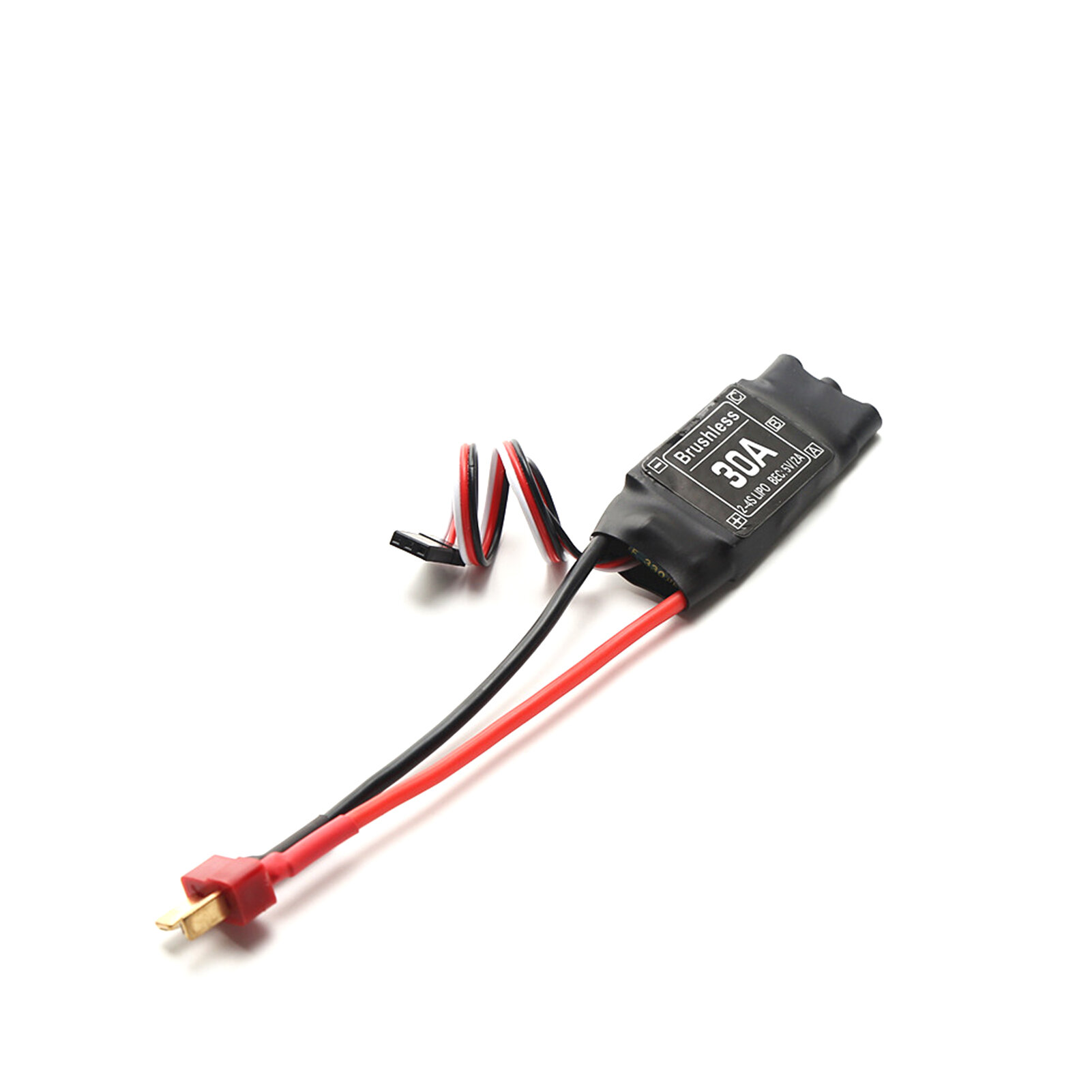 30A Brushless ESC 2-4S Electronic Speed Controller T Plug с 5V 2A BEC 3.5MM Banana Head для Airplane Aircraft Helicopter Boat FPV F450 Mini Quadcopter