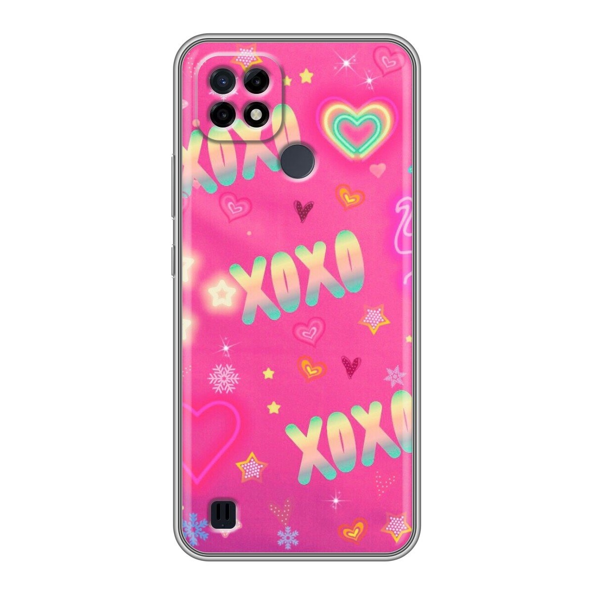 Чехол для Realme C21 с принтом Y2k (Реалми С21) — фото 1