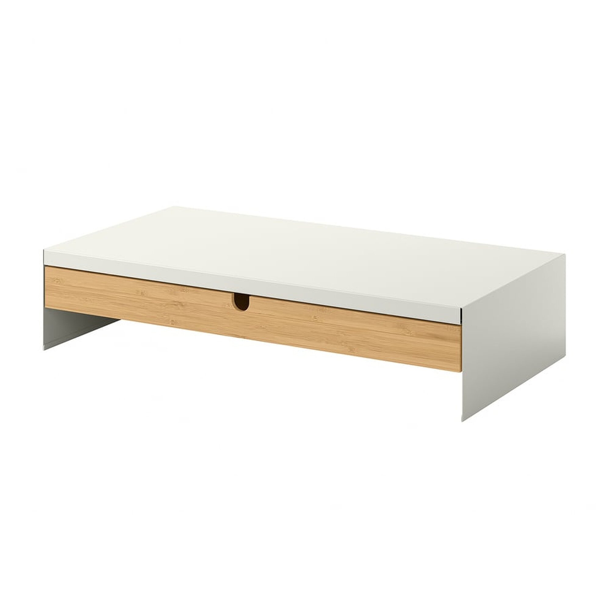 Подставка под монитор с ящиком IKEA ELLOVEN, цвет белый, 504.747.70