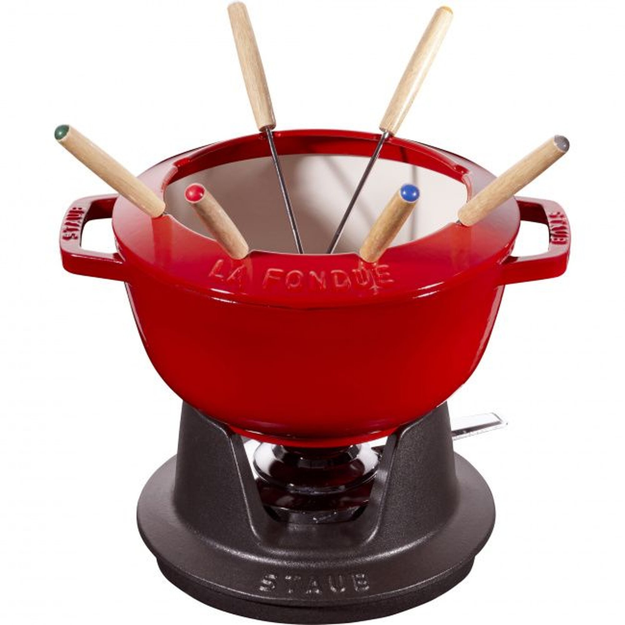Набор для фондю STAUB на 6 персон, 2,3 литра, цвет красный, 40511-975-0