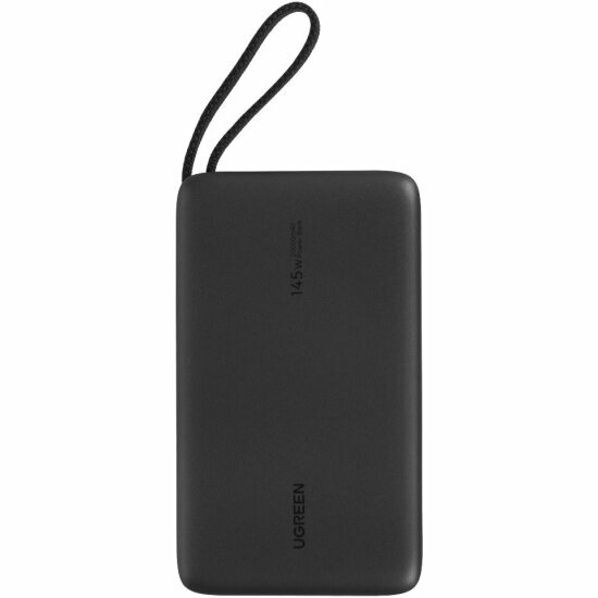 Внешний аккумулятор Ugreen PB551, 145Вт, 20000mAh USB-C&USB-A&USB-C, с кабелем, темно-серый(55992B)