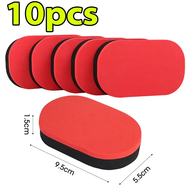 Губка для чистки ракетки 10pcs, красная