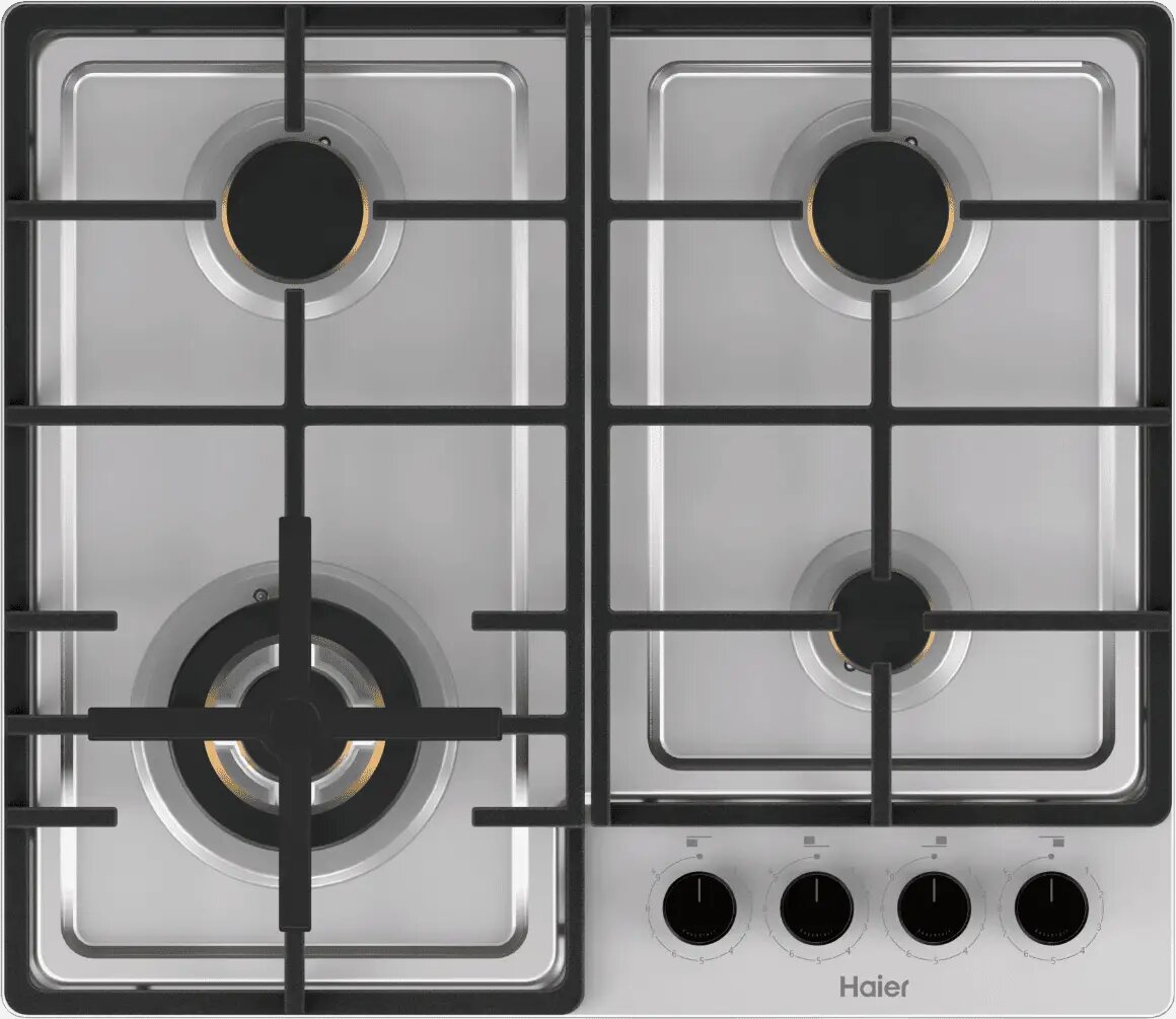 Газовая варочная панель Haier HHQ-M64CAQX, нержавеющая сталь